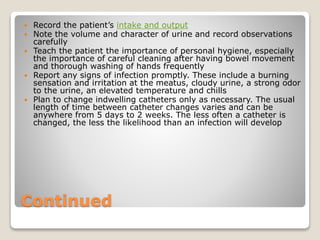 Urinary Catheterization Nursing Procedure & Management ppt.pptx