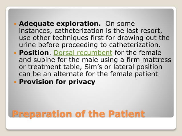 Urinary Catheterization Standard Operating Procedure For Nurses – IEVUO