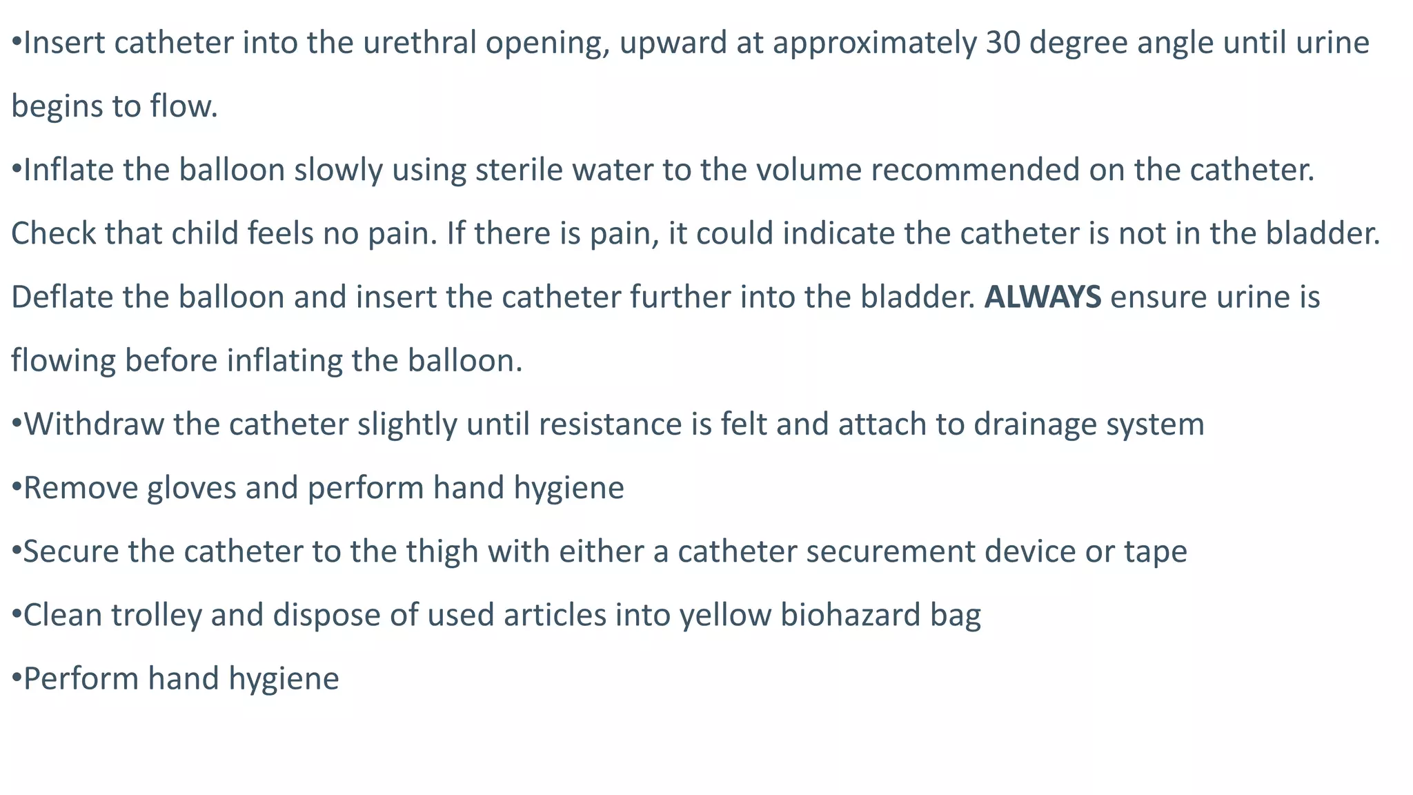 URINARY CATHETRIZATION AND CARE IN CHILD.pptx
