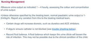 URINARY CATHETRIZATION AND CARE IN CHILD.pptx