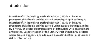 URINARY CATHETRIZATION AND CARE IN CHILD.pptx