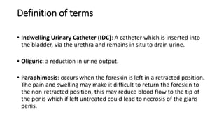 URINARY CATHETRIZATION AND CARE IN CHILD.pptx