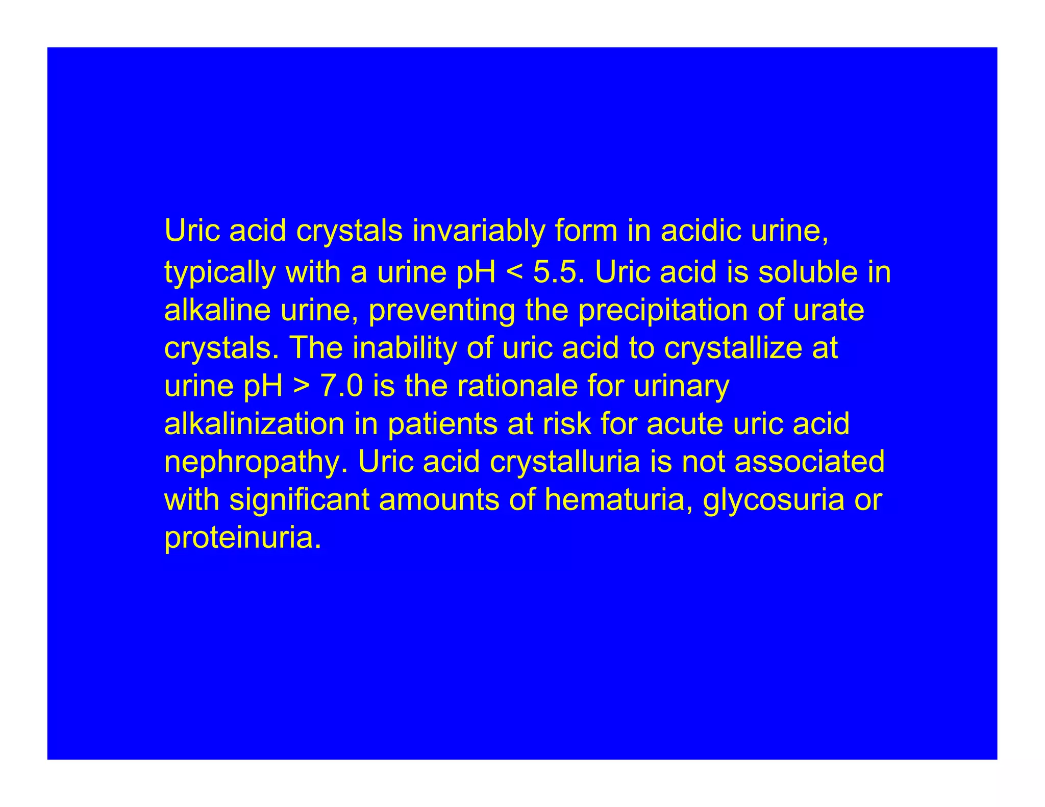 Urinary crystals | PDF