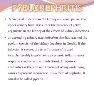 Urinary disorders - watson | PPTX