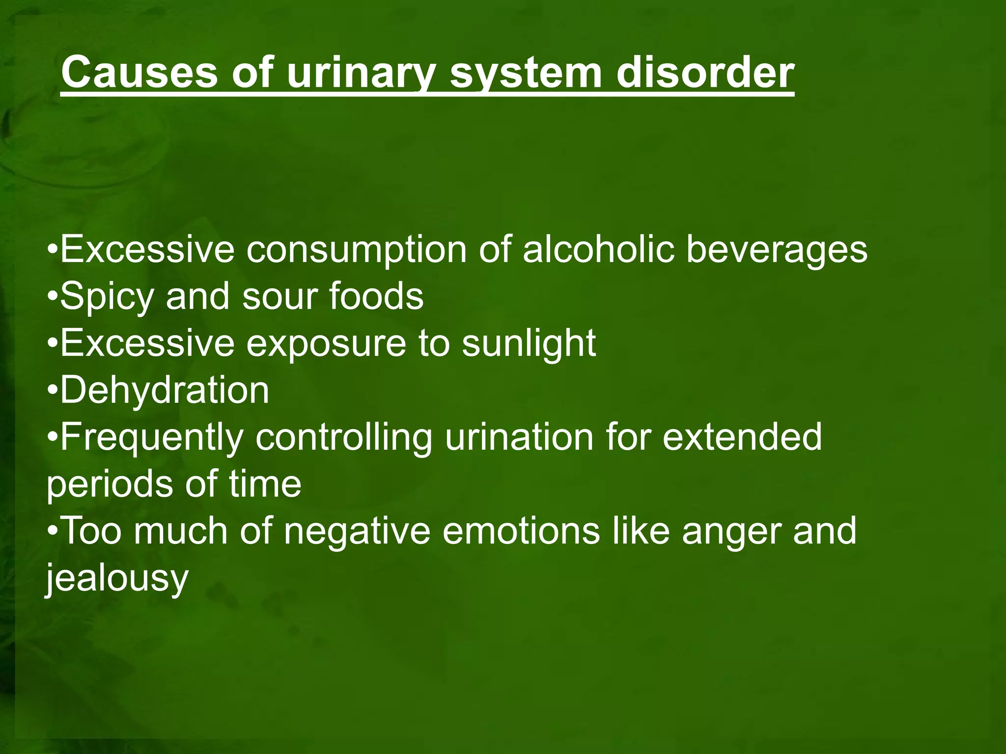Urinary disorders final | PPTX