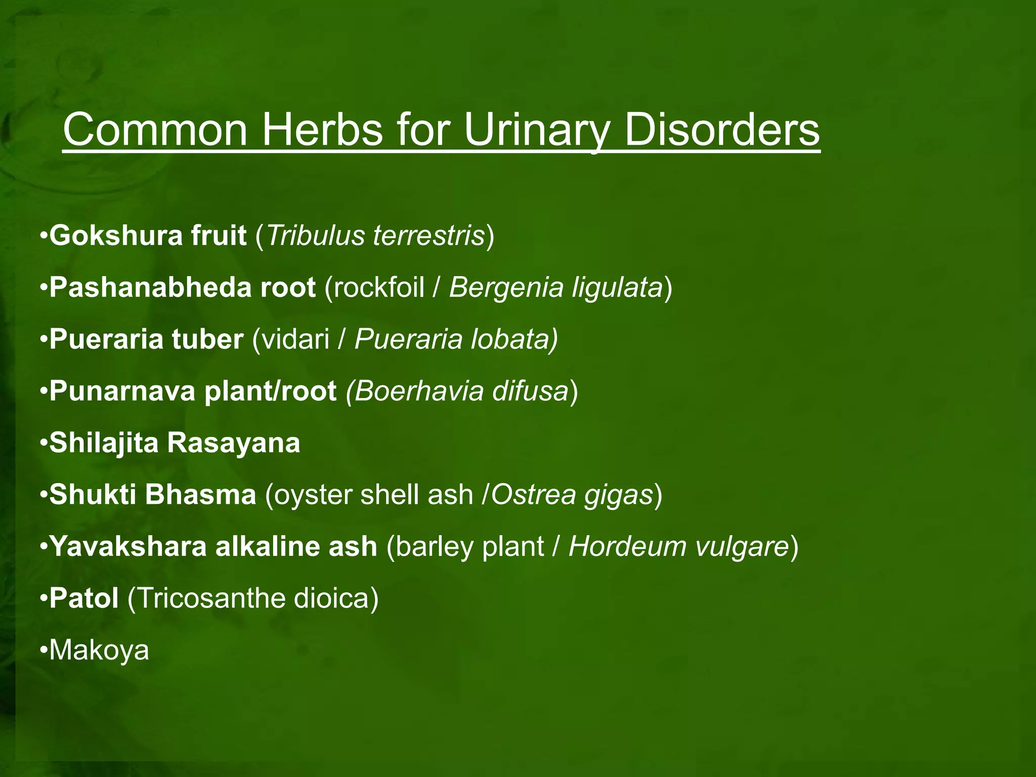 Urinary disorders final | PPTX