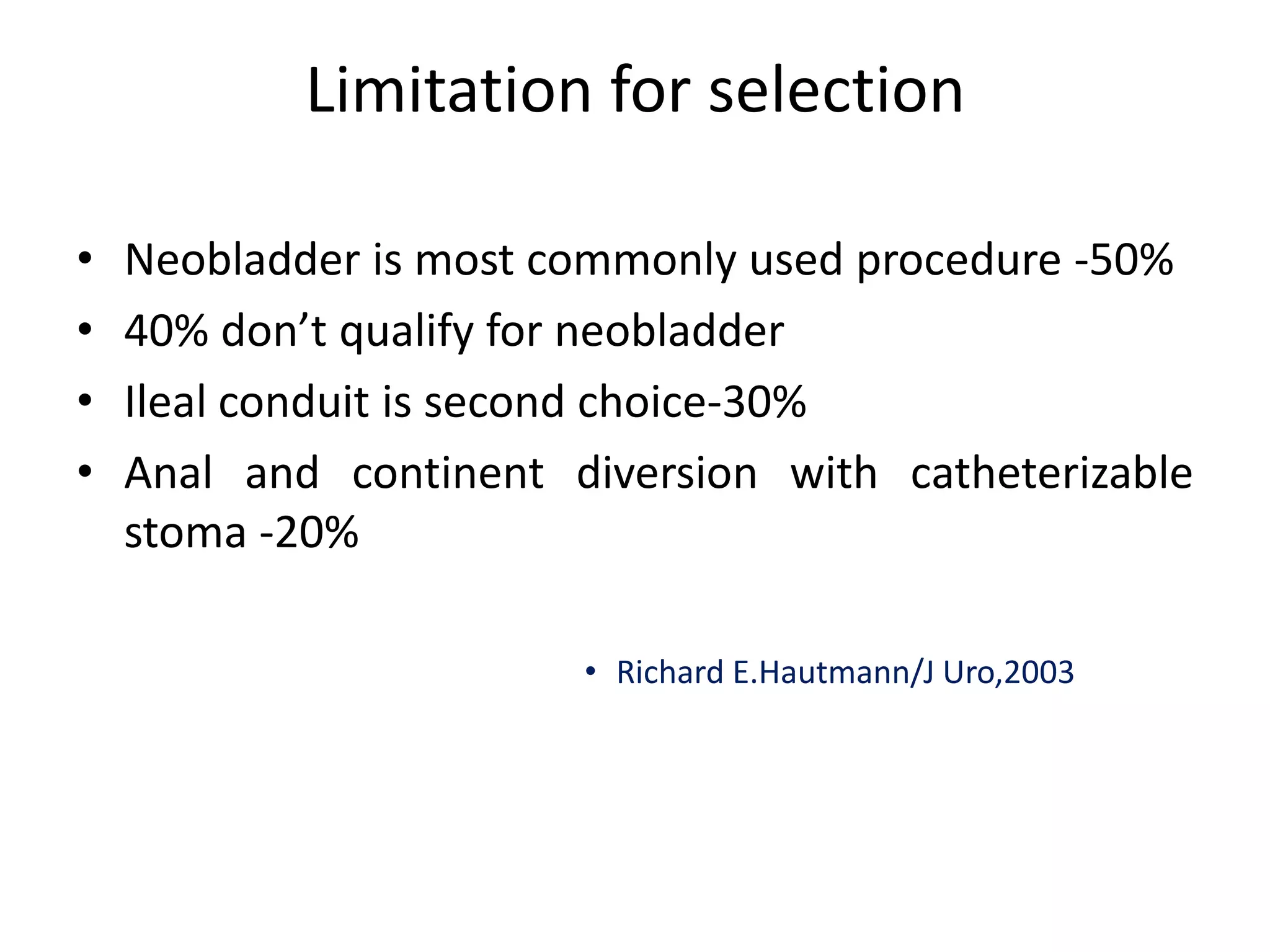 Urinary Diversion | PPTX