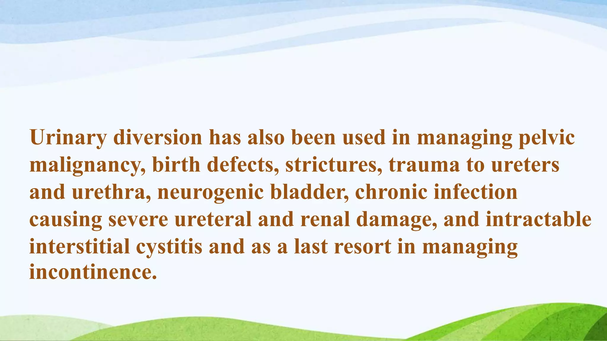 Urinary diversion | PPTX