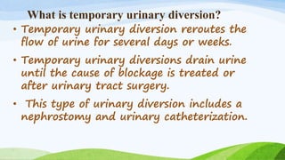 Urinary diversion | PPTX