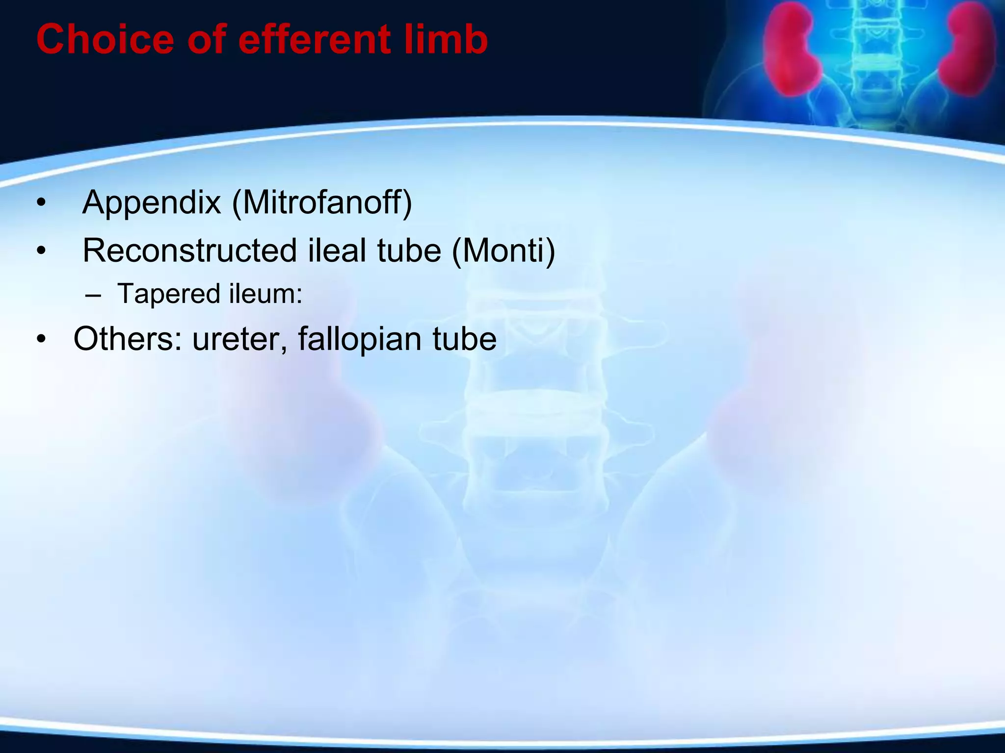 Urinary diversion | PPTX