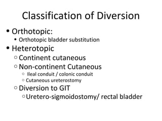 Urinary Diversion after cystectomy [Dr.Edmond Wong] | PPT