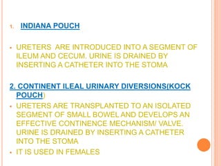 Urinary diversions | PPTX