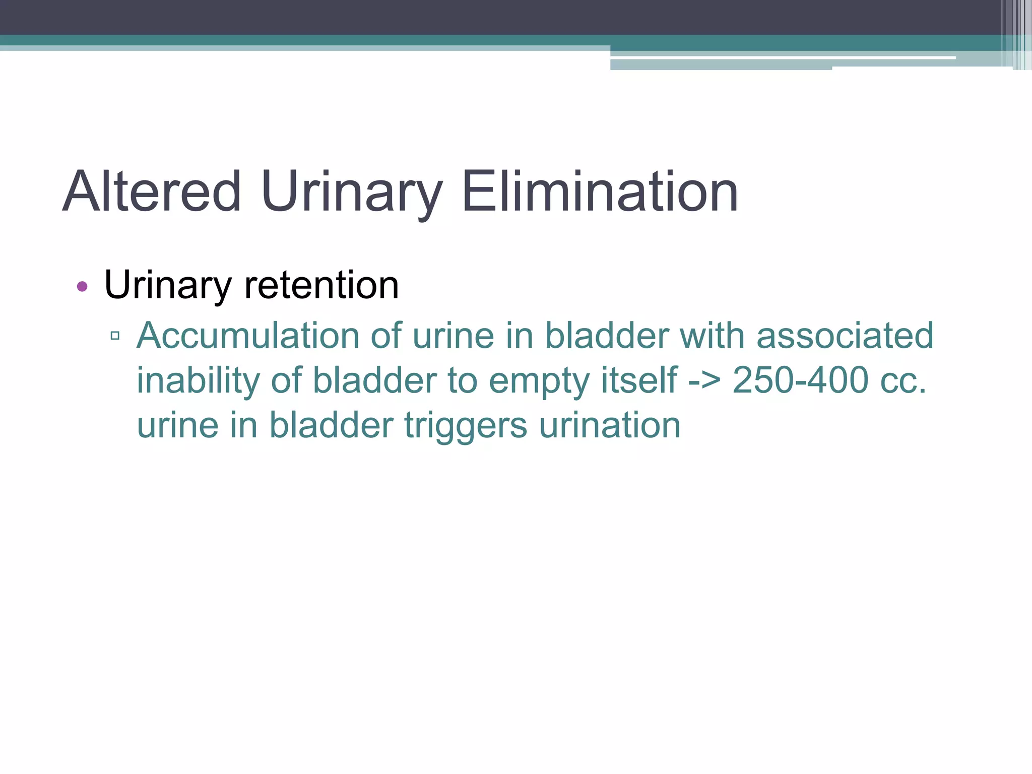Urinary Elimination | PPT