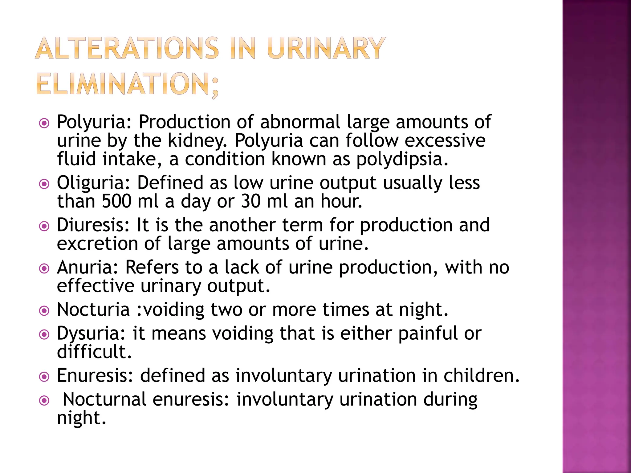 Urinary elimination, introduction to care.pptx