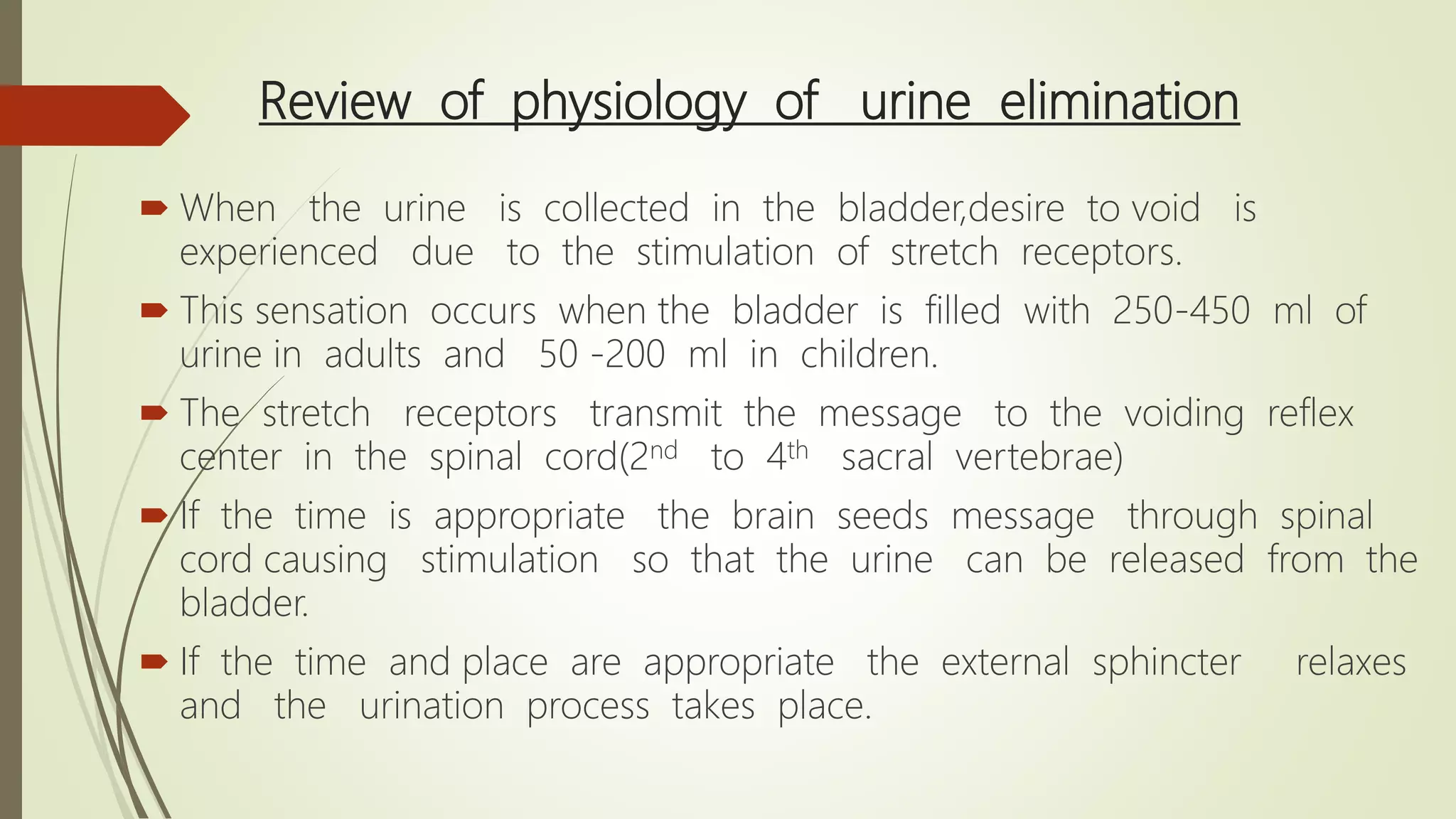 Urinary elimination | PPTX