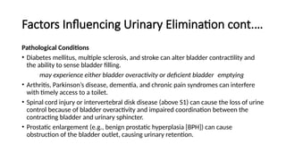Urinary elimination and altered patterns | PPTX