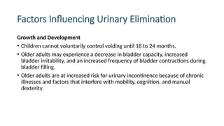 Urinary elimination and altered patterns | PPTX