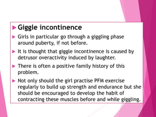 Urinary Function and Dysfunction For a Subject Gerontology and ...