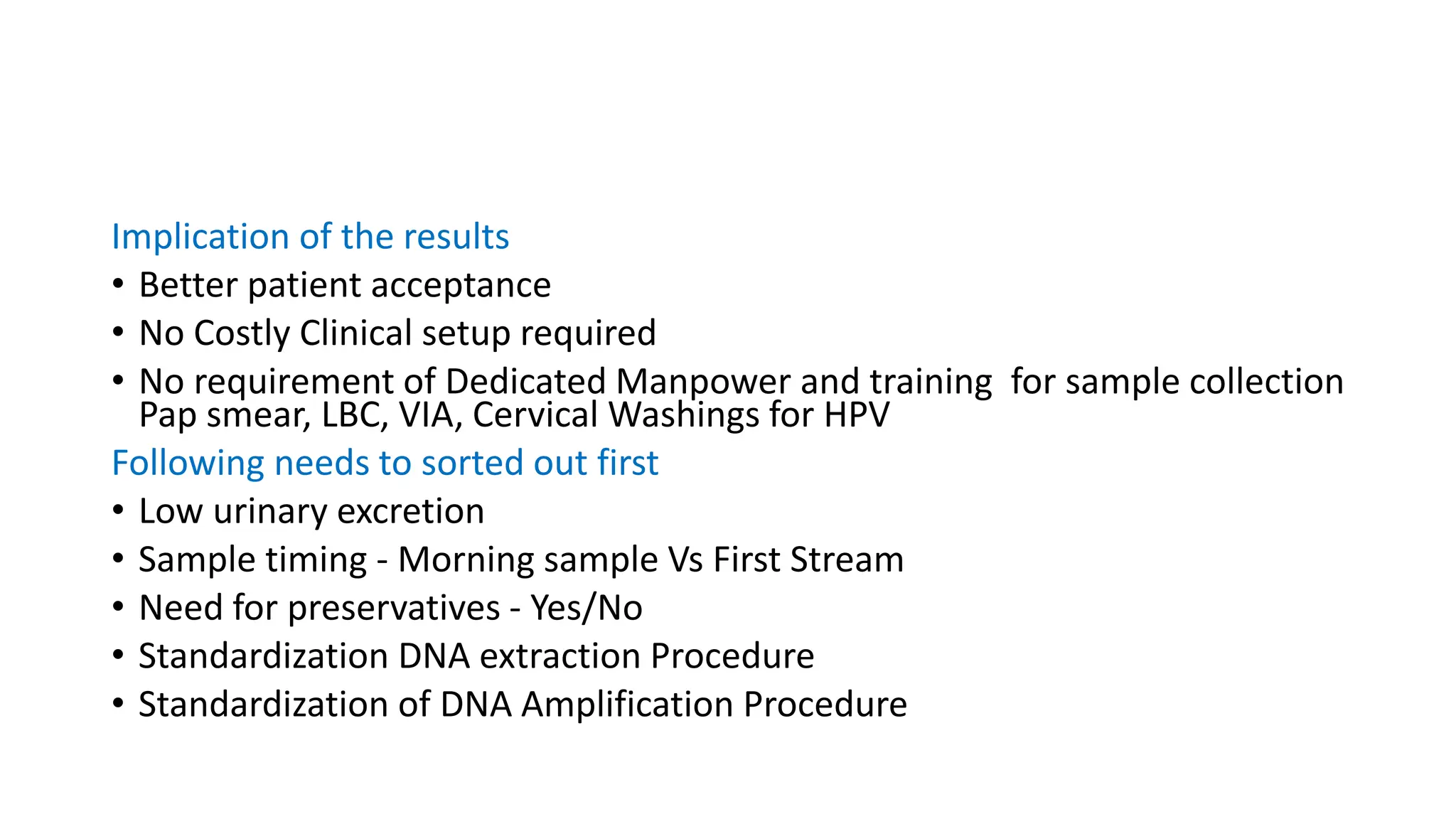 urinary detection of human papilloma virus detection | PPTX