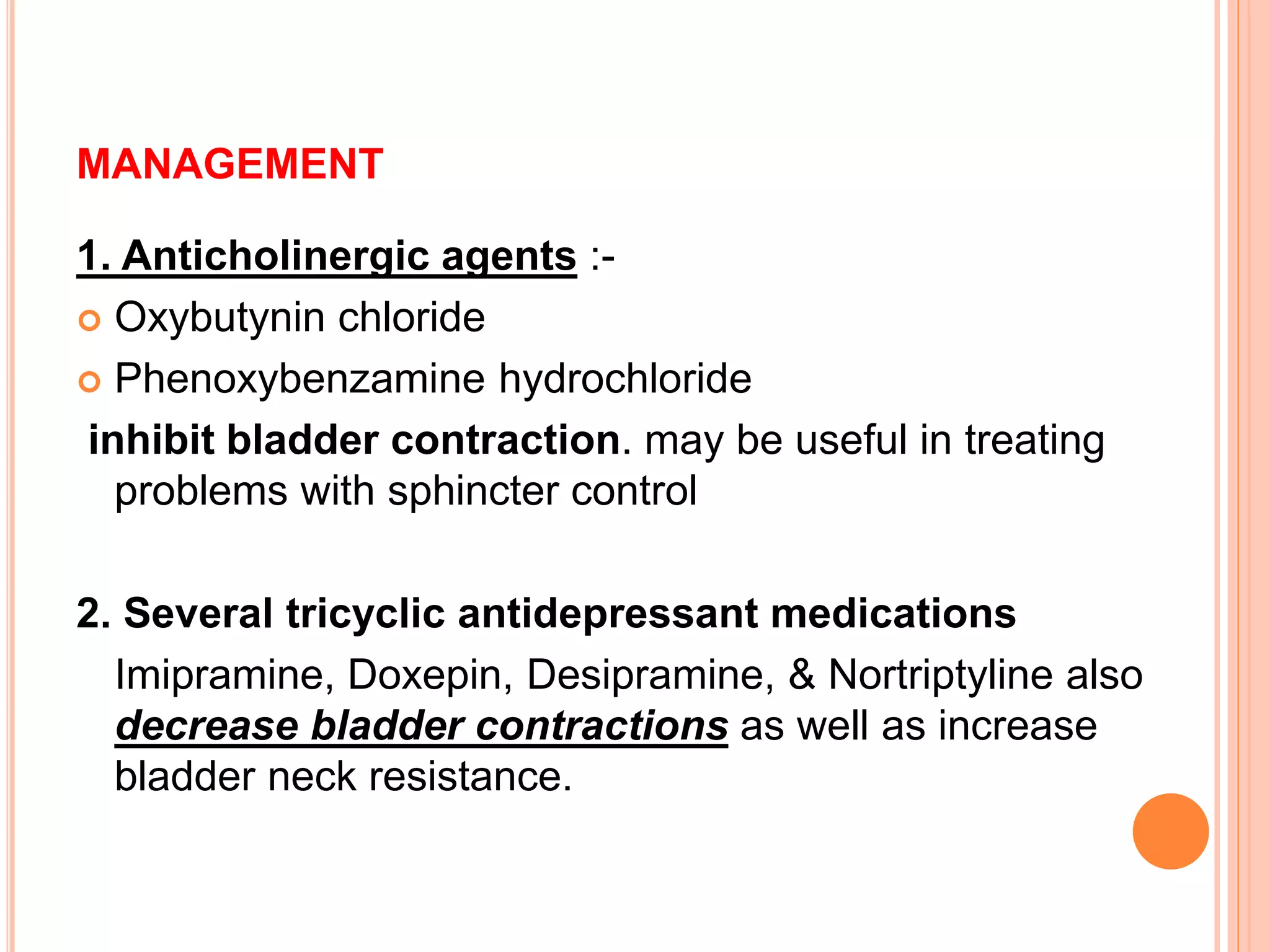 Urinary incontinance & retention of urine , nursing care | PPTX