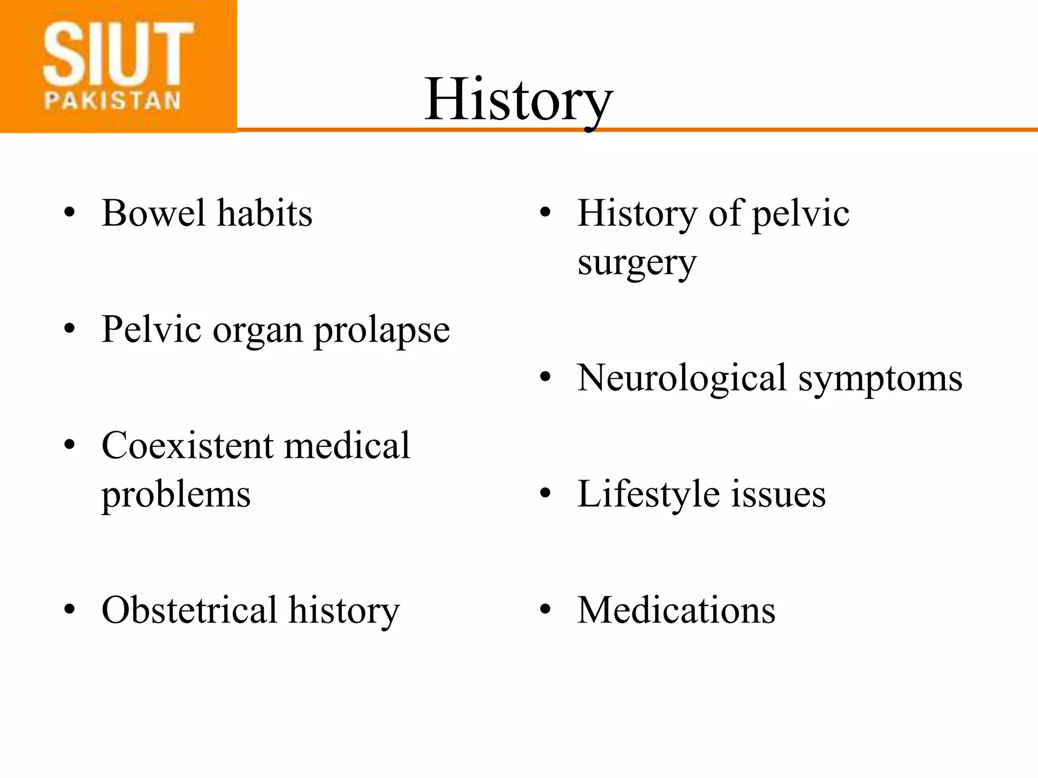 Urinary incontinence | PPT