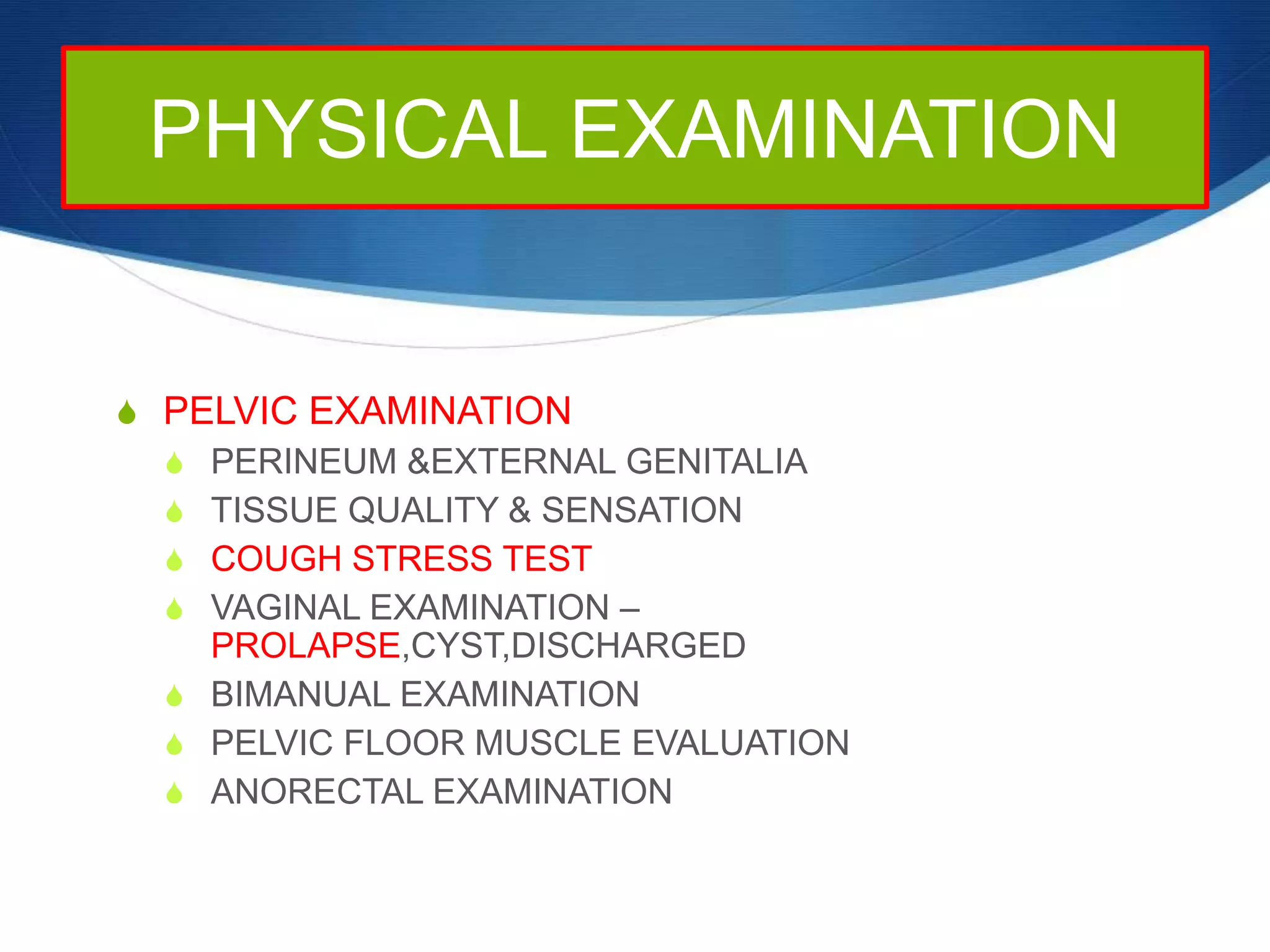 Urinary Incontinence | PPTX