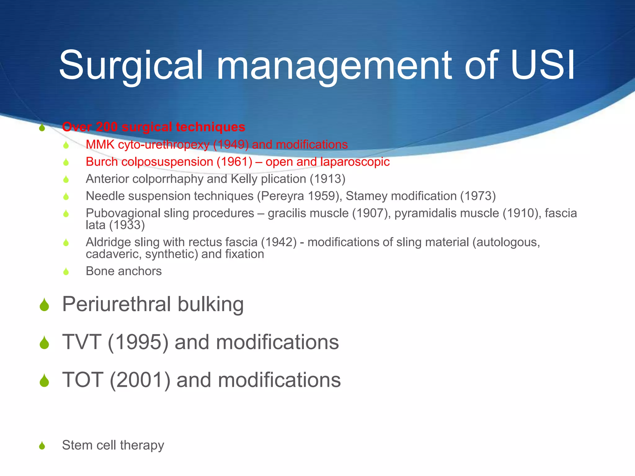 Urinary Incontinence | PPTX