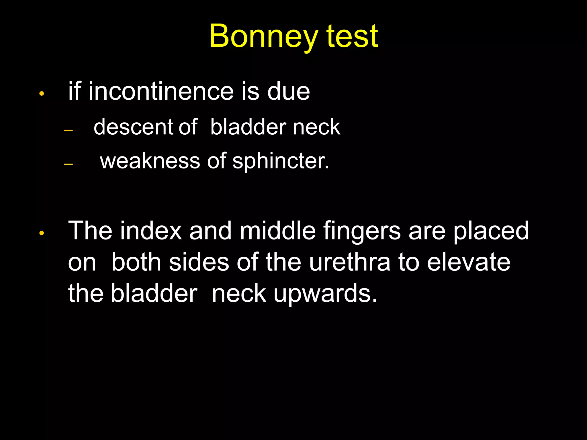 Urinary incontinence | PPTX