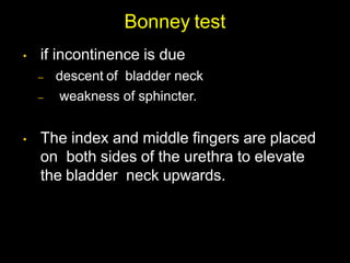 Urinary incontinence | PPTX