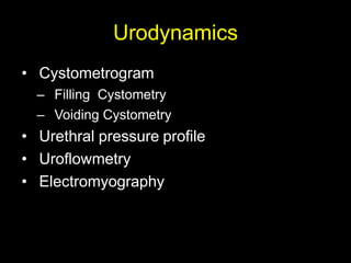 Urinary incontinence | PPTX