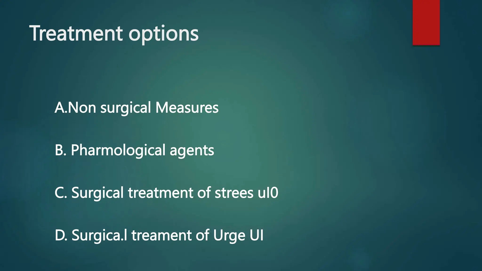 urinary incontinence.pptx