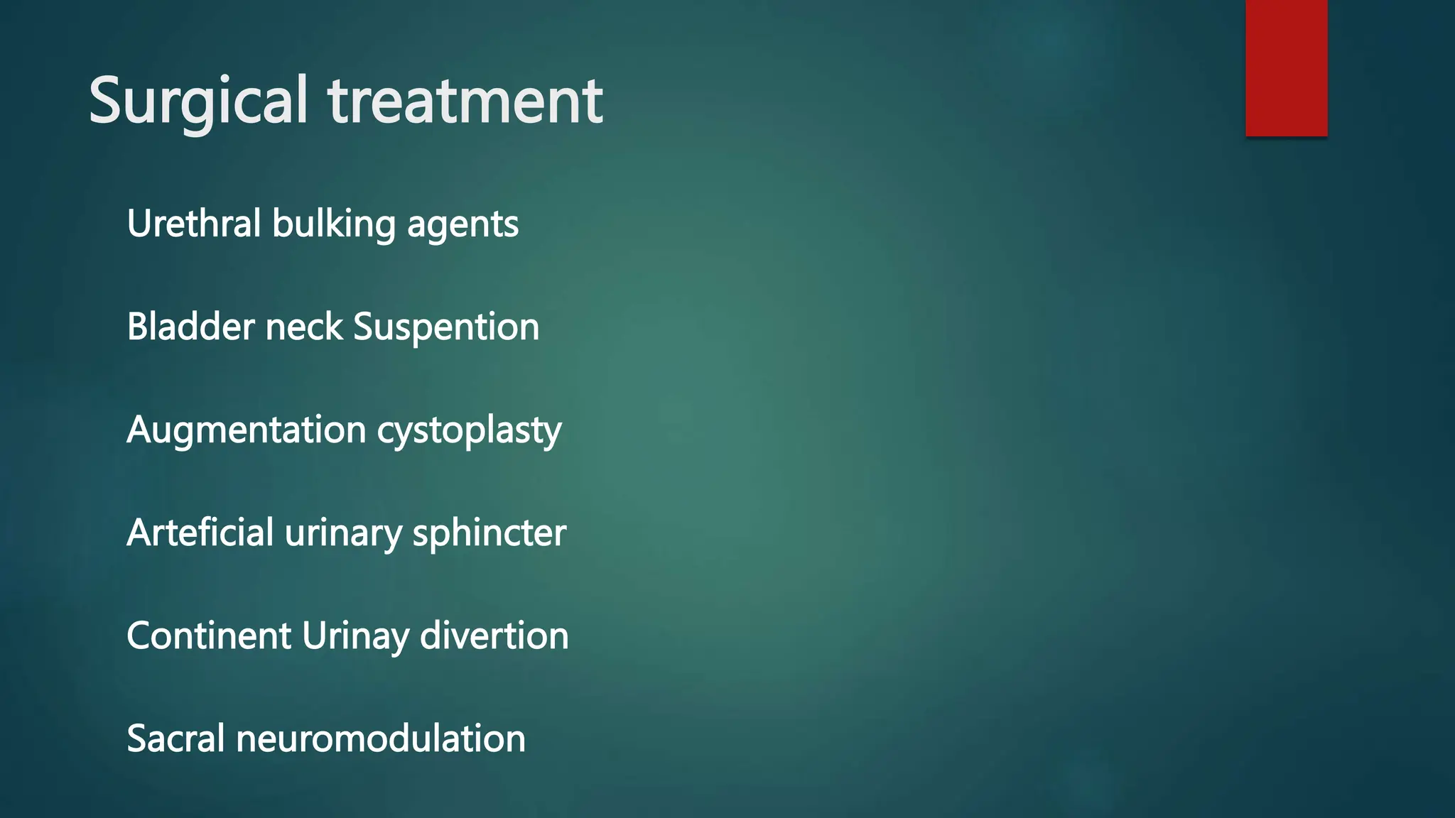 urinary incontinence.pptx