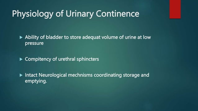 urinary incontinence.pptx