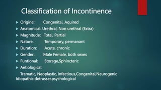 urinary incontinence.pptx