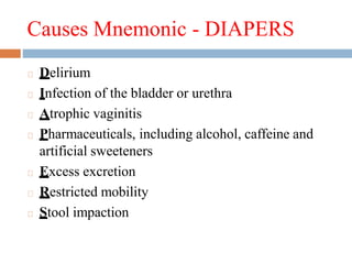 urinary incontinence and its complications.pptx