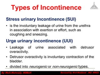 Urinary incontinence2 | PDF