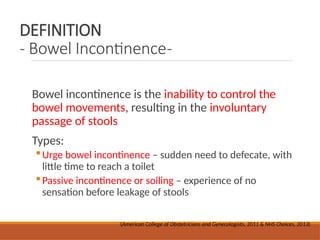 Urinary incontinence and its Treatment.pptx