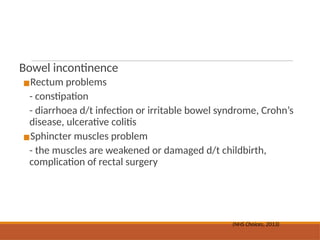 Urinary incontinence and its Treatment (1) - Copy.pptx