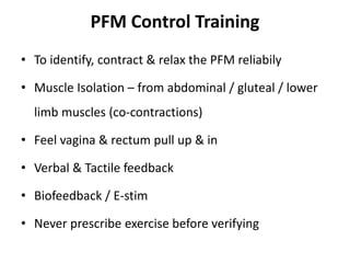Urinary incontinence in females - Classification and non operative ...