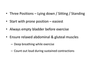 Urinary incontinence in females - Classification and non operative ...