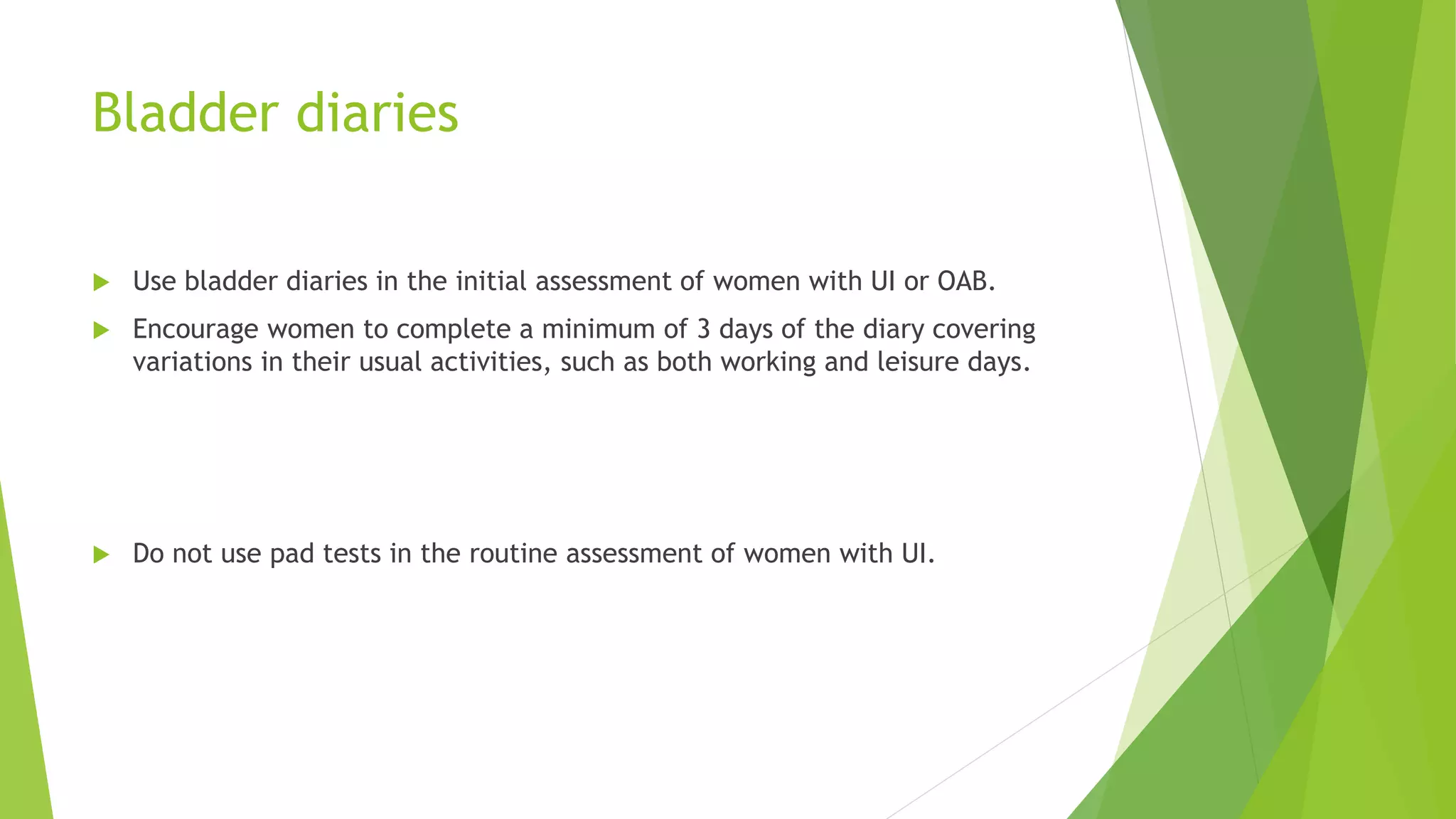 Urinary incontinence in woman | PPTX