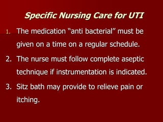 Inflammatory urinary disorders | PPT