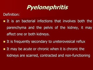 Inflammatory urinary disorders | PPT