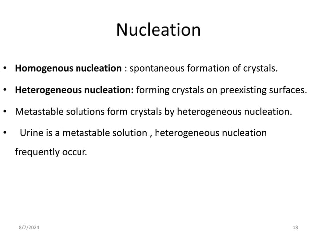 urinary lithiasis etiology , pathogenesis, types of urinary lithiasis .pptx