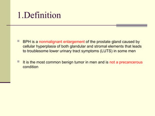 urinary obstruction and benign prostate hyperplasia.ppt
