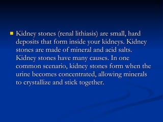 Urinary pathology | PPT