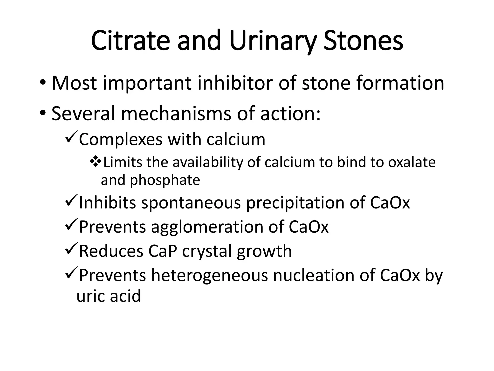 Urinary stone disease | PPTX