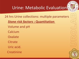 Urinary stone evaluation in laboratory and clinical significance | PPT ...