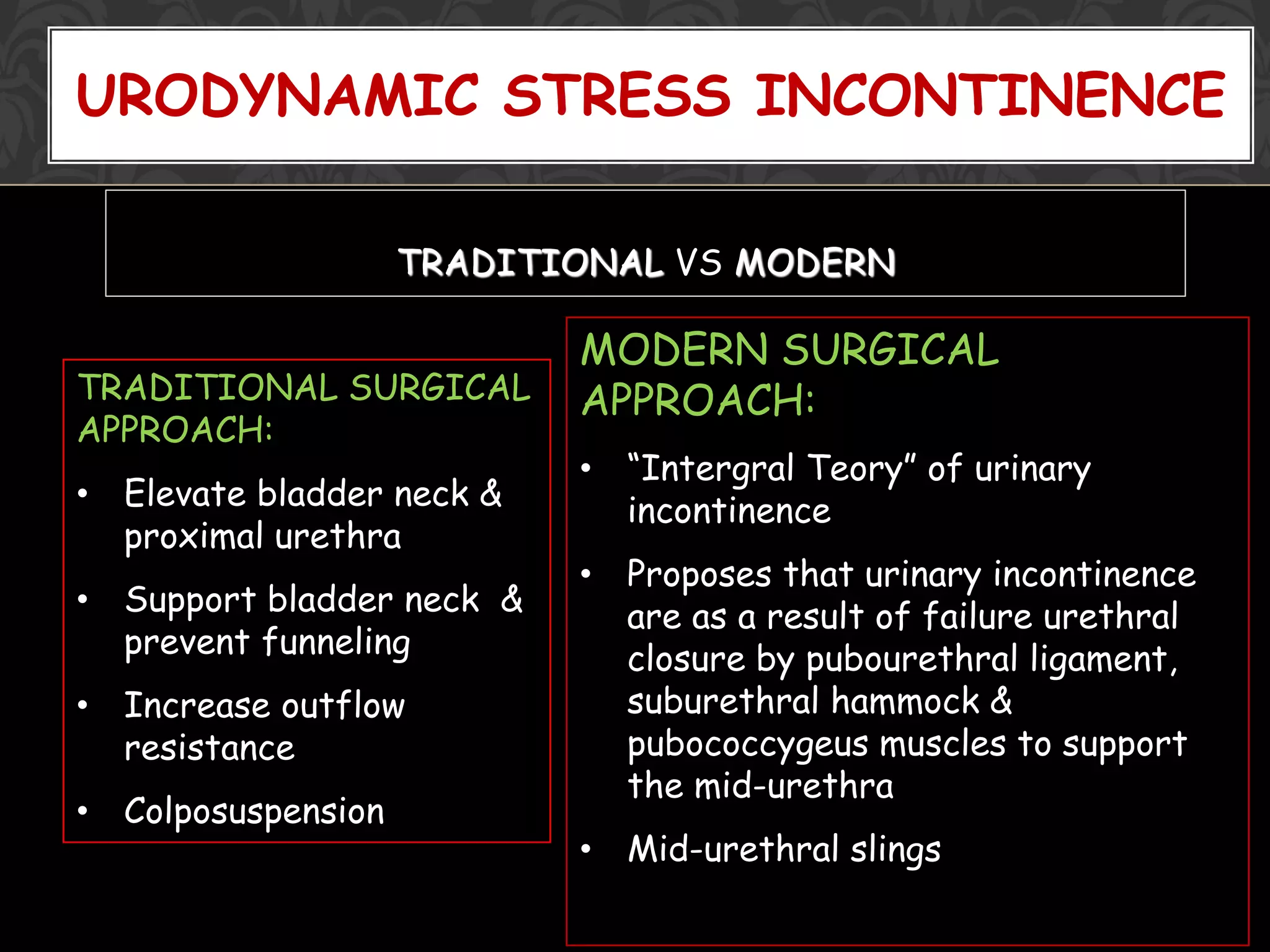 Urinary Stress Incontinence In Women | PDF