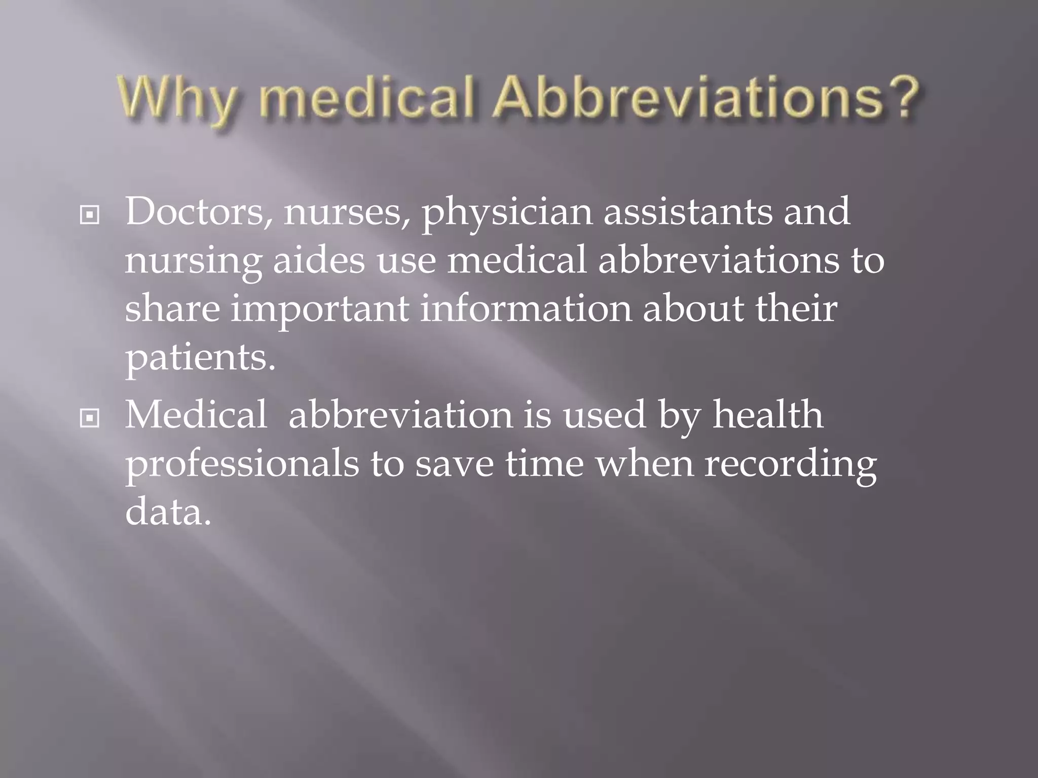 Urinary system abbreviations | PPTX | Endocrine and Metabolic Diseases ...